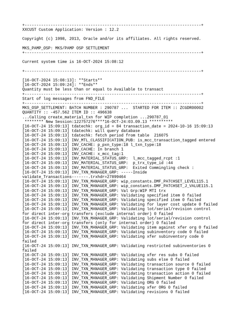 INV Debug | PDF | Data Management | Computer Science