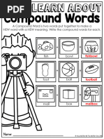 Rainbow Compound Words Activity | PDF | Language Arts & Discipline