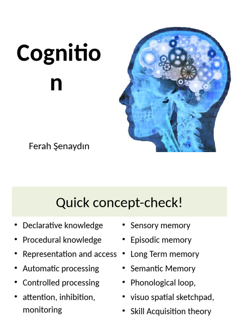 Cognition | PDF | Memory | Cognition Cognition | PDF | Memory | Cognition
