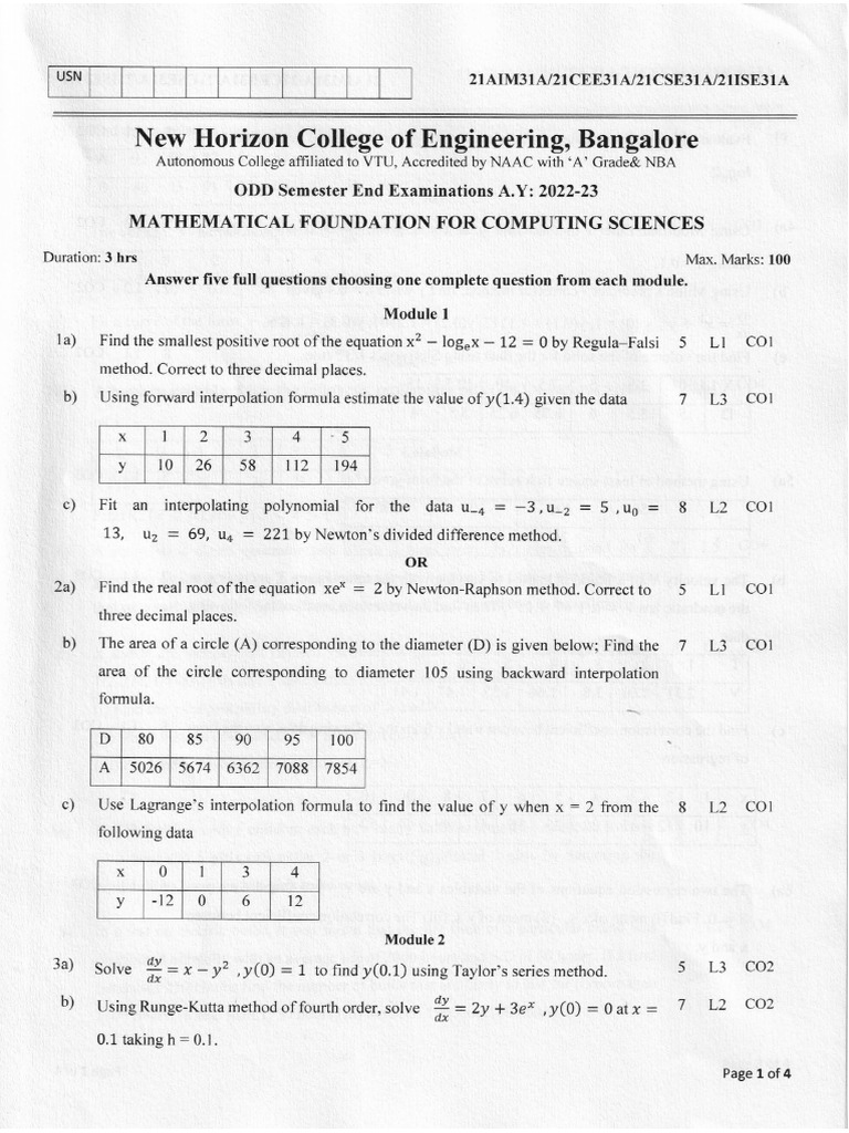 3rd Sem AIML (4) | PDF 3rd Sem AIML (4) | PDF