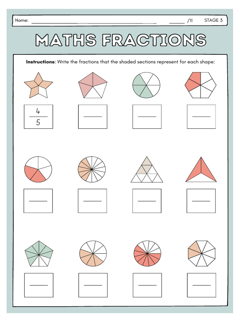 Stage 3 Maths Fractions Counting - 20240120 - 091520 - 0000 | PDF