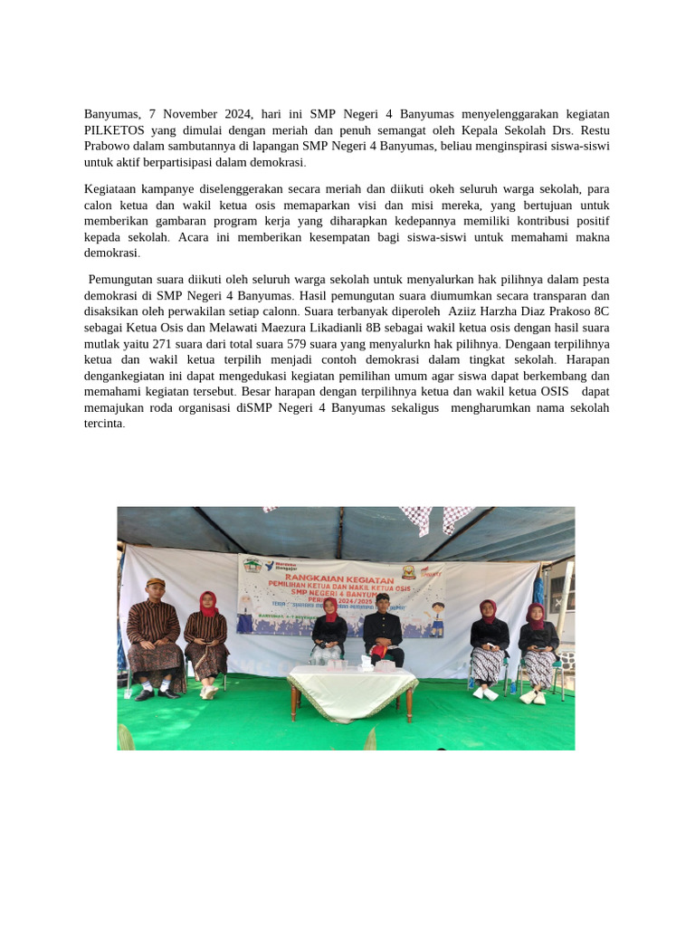 Buletin Pilketos | PDF