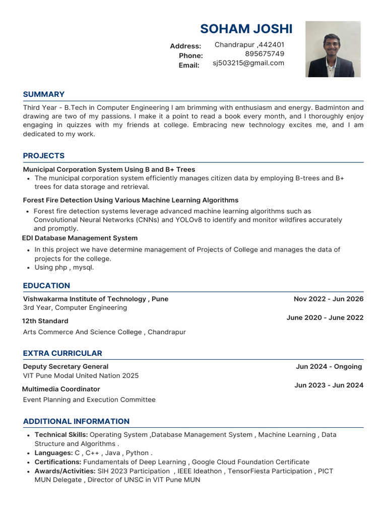 SOHAM JoSHI | PDF