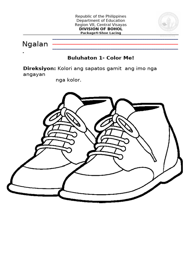 Q3 Package4 Shoe Lacing Worksheets Vistal | PDF