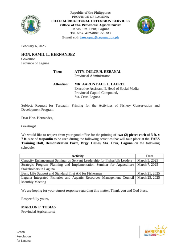 RL Tarp | PDF | Agriculture | Fish And Humans