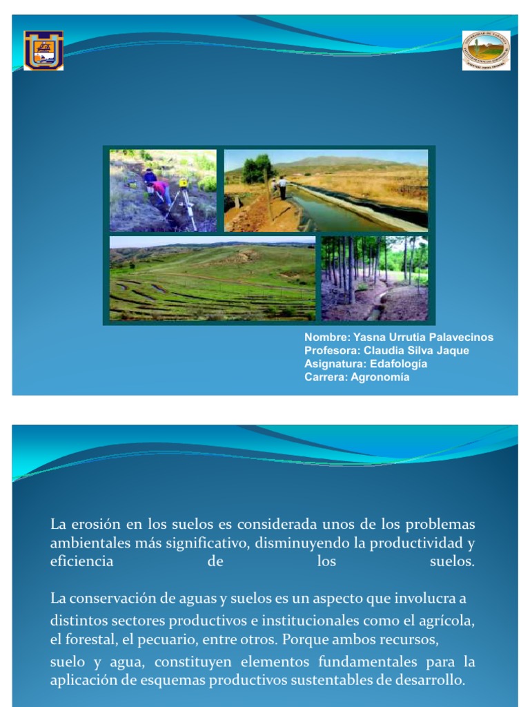 Conservación de Suelo y Agua | PDF | Riego | Agricultura