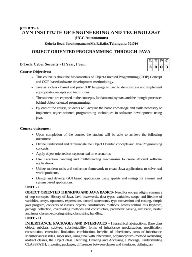 Java Programming for Cyber Security | PDF | Object Oriented Programming | Inheritance (Object ...