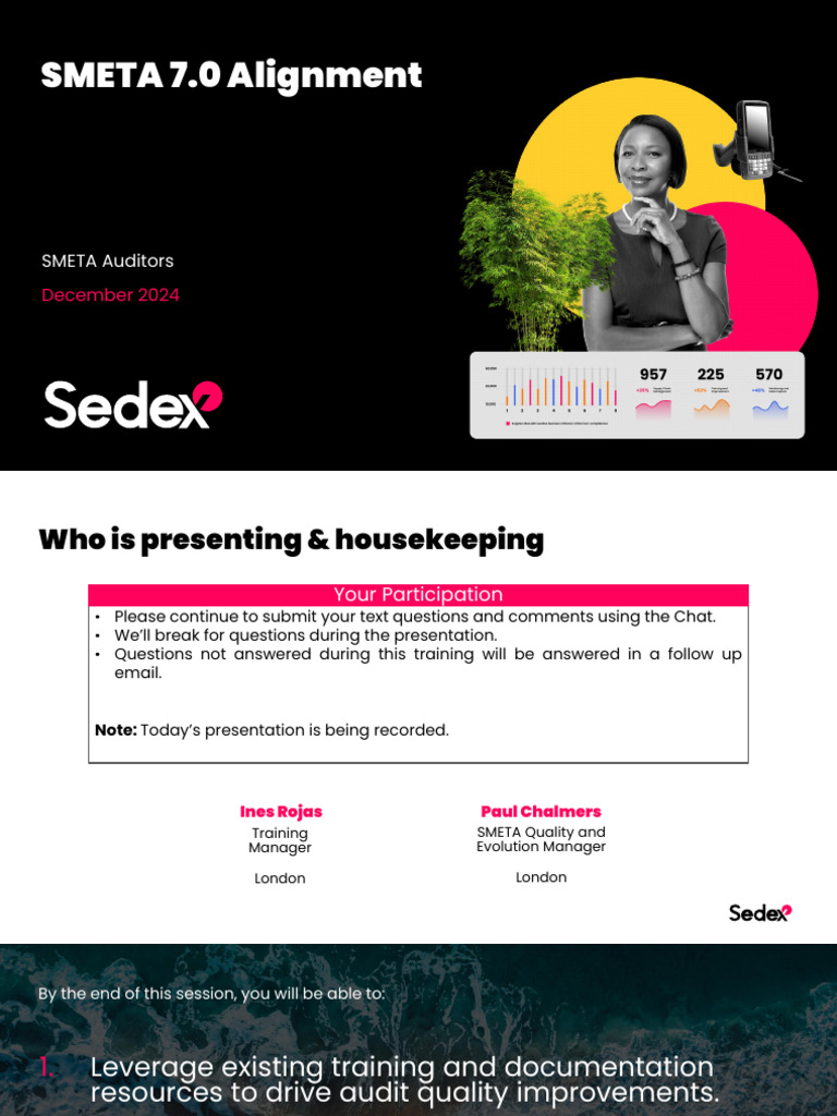 SMETA 7.0 Alignment Auditors Dec2024 | PDF | Cost Of Living | Employment