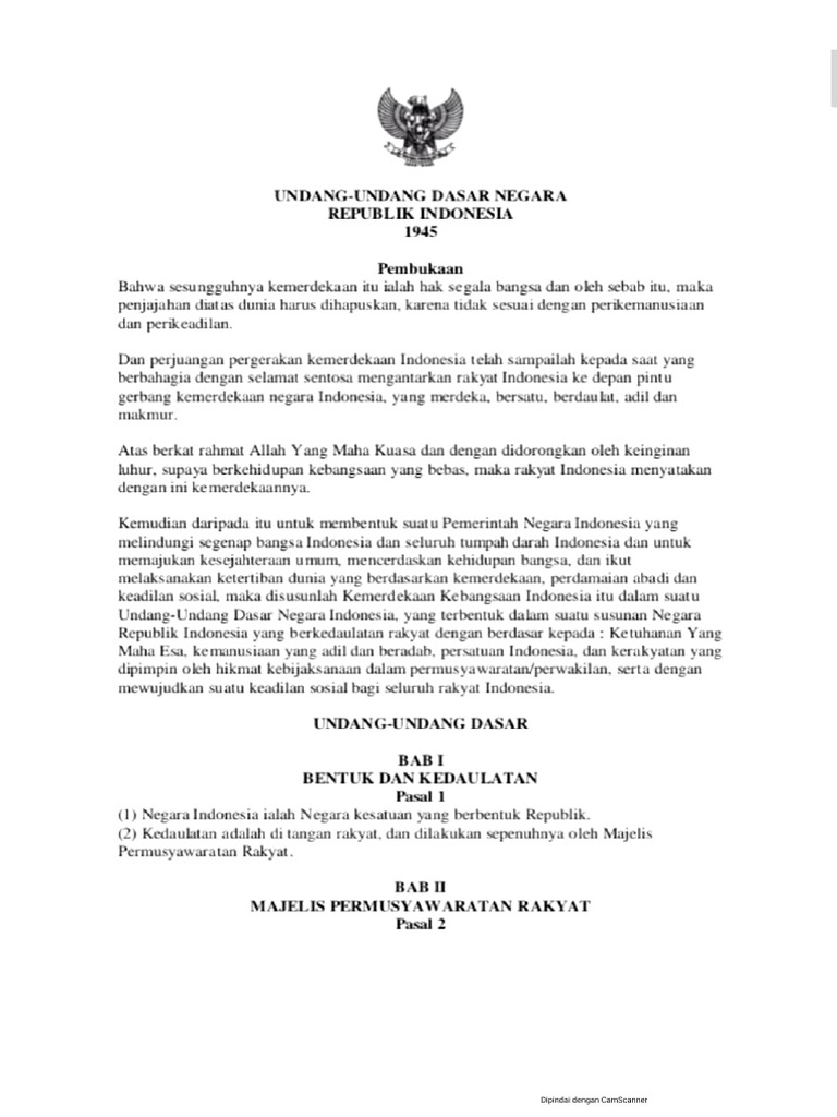 PDF UUD 45, Yusuf. | PDF