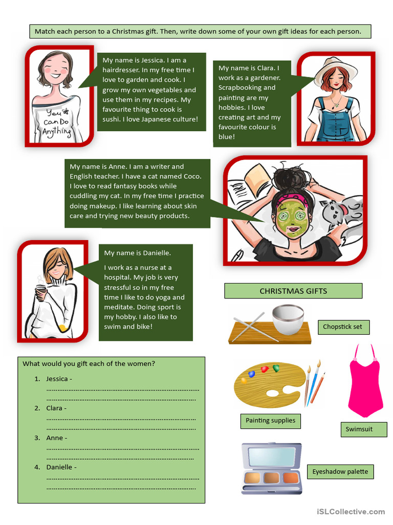 Christmas Gift Ideas for Four Women | PDF
