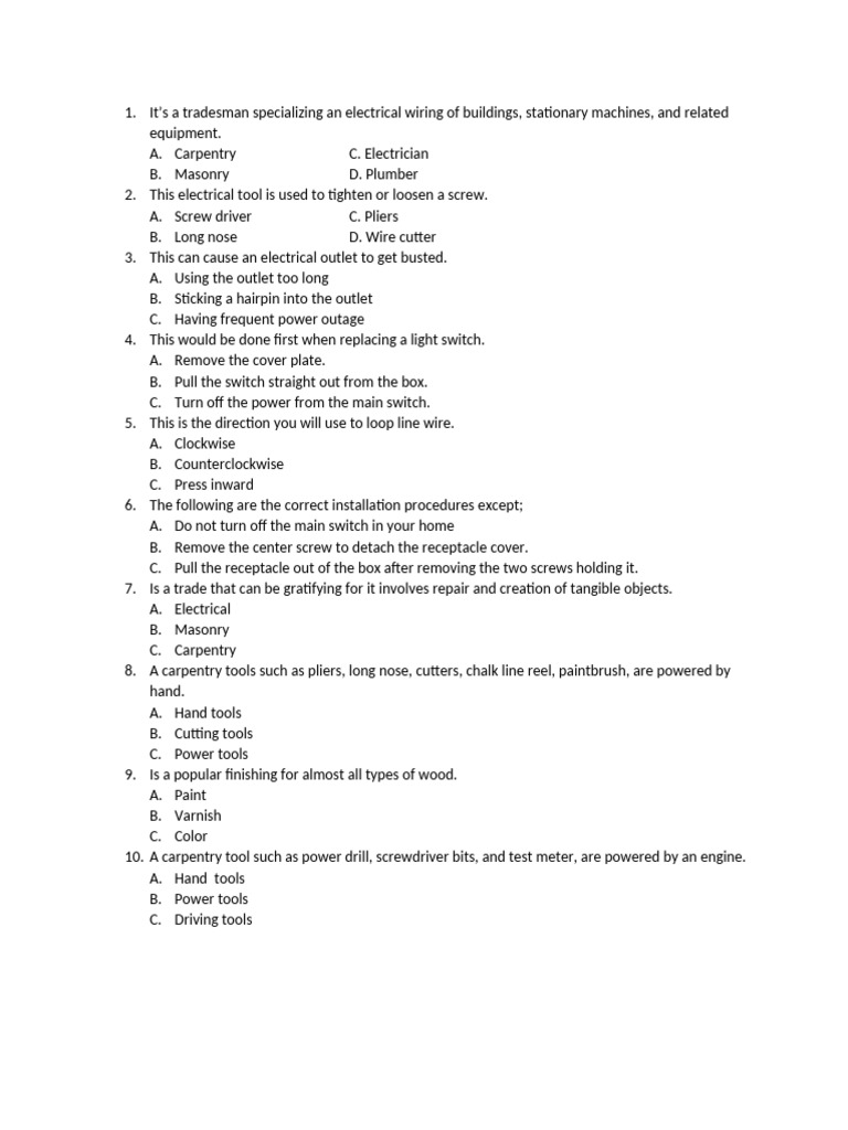 TLE 8 QUIZ NOVEMBER 222, 23 | PDF