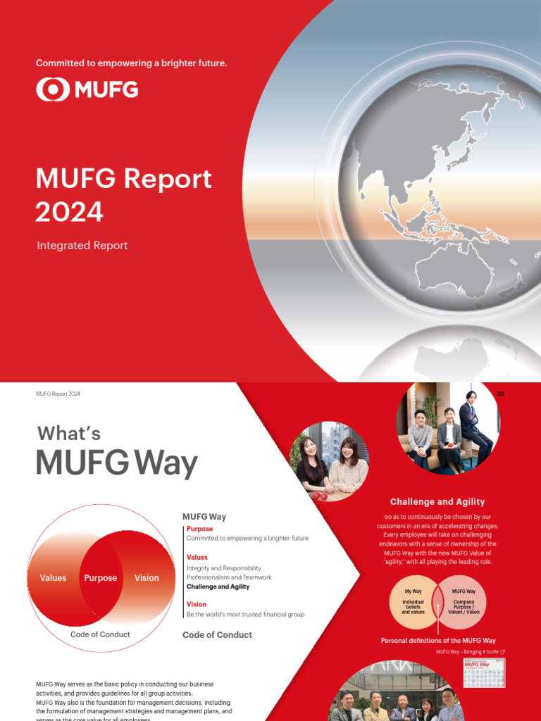 MUFG 2024 Anuual Report Japan | PDF | Artificial Intelligence | Intelligence (AI) & Semantics