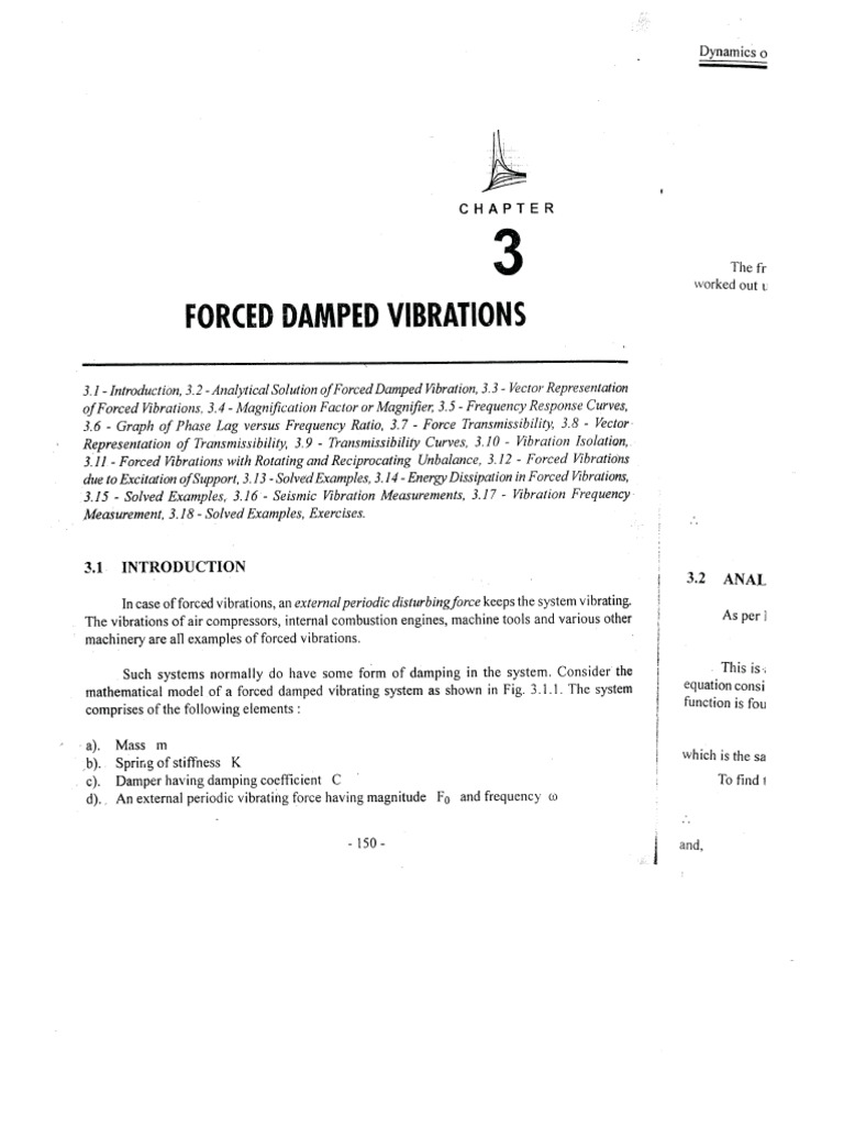 Forced Vibration | PDF