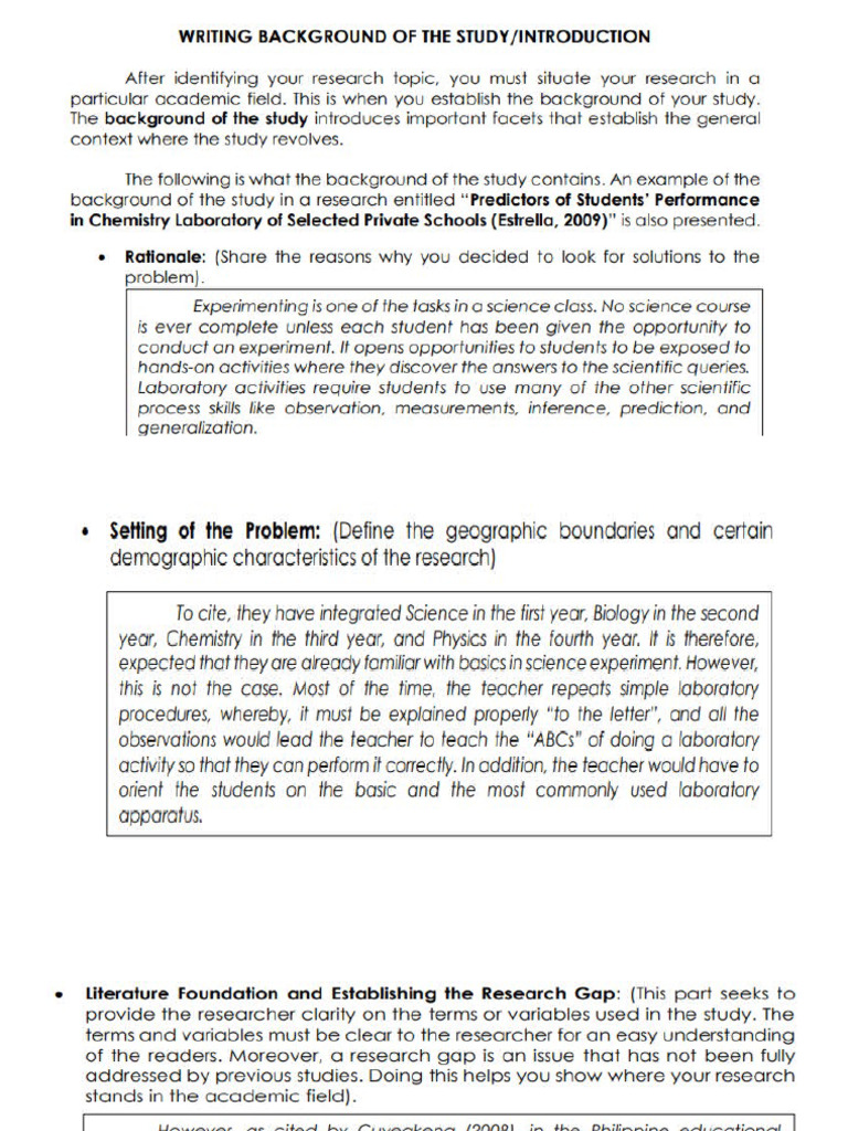 Writing an Introduction | PDF