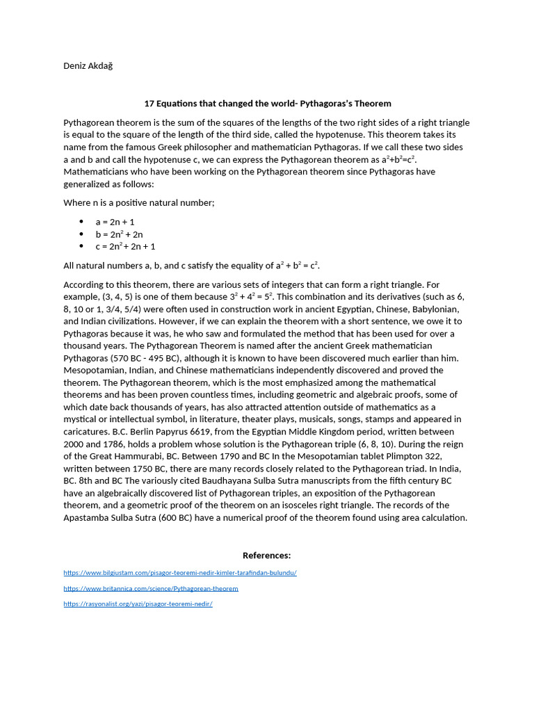 17 Equations That Changed The World | PDF | Mathematics | Elementary ...