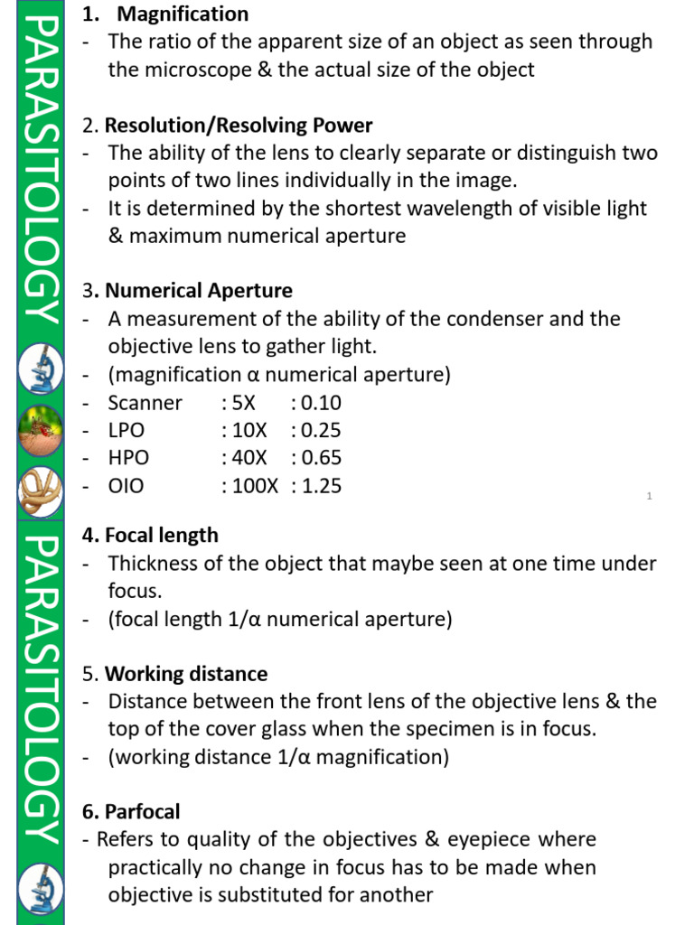 Intro To Diagnostic para | PDF | Angular Resolution | Optics