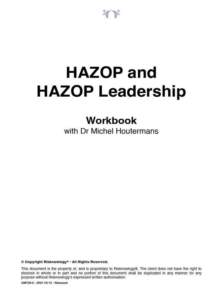 Workbook - HAZOP and HAZOP Leadership - EN - R1 - QMT56.pages | PDF