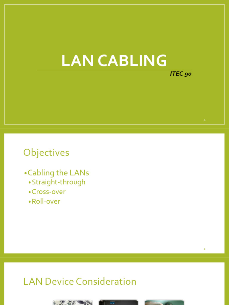 Chapter5 - Cabling | PDF | Information And Communications Technology | Computing