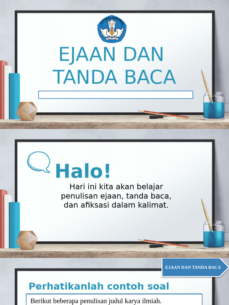 MODUL 1 KB 1 EJAAN DAN TANDA BACA | PDF