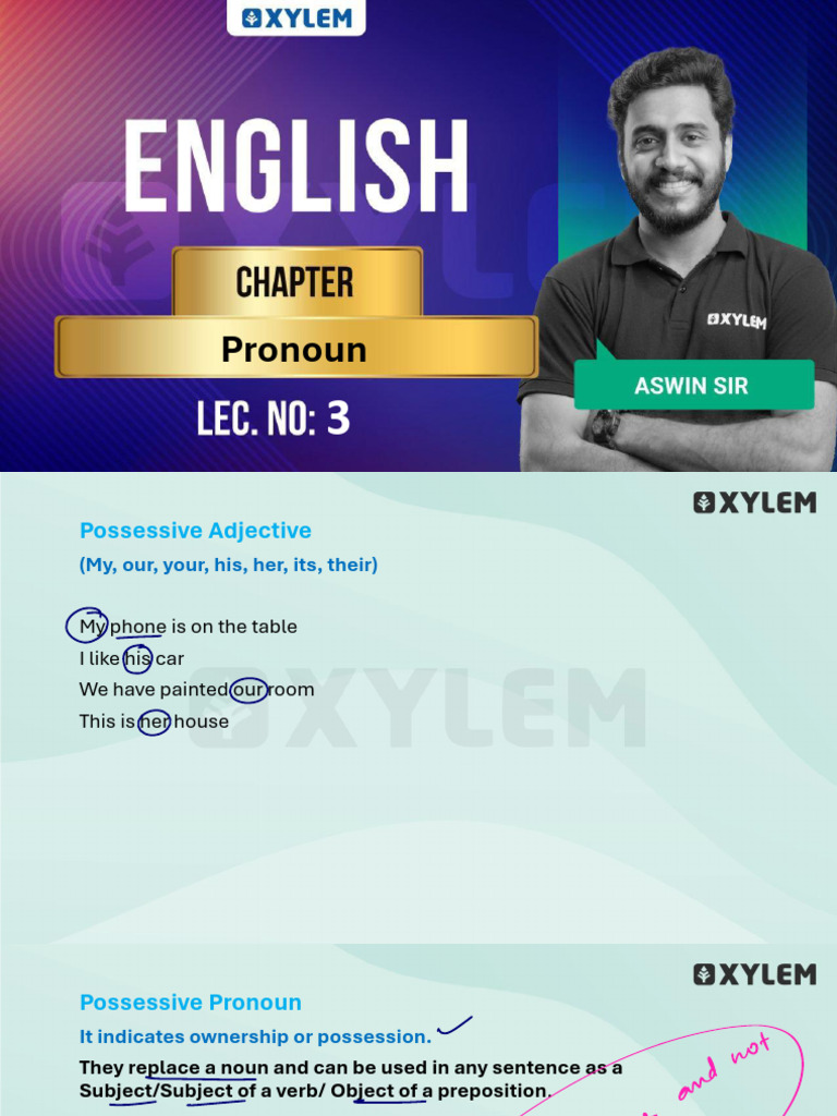 Pronoun 3 (1).pdf | PDF | Pronoun | Noun