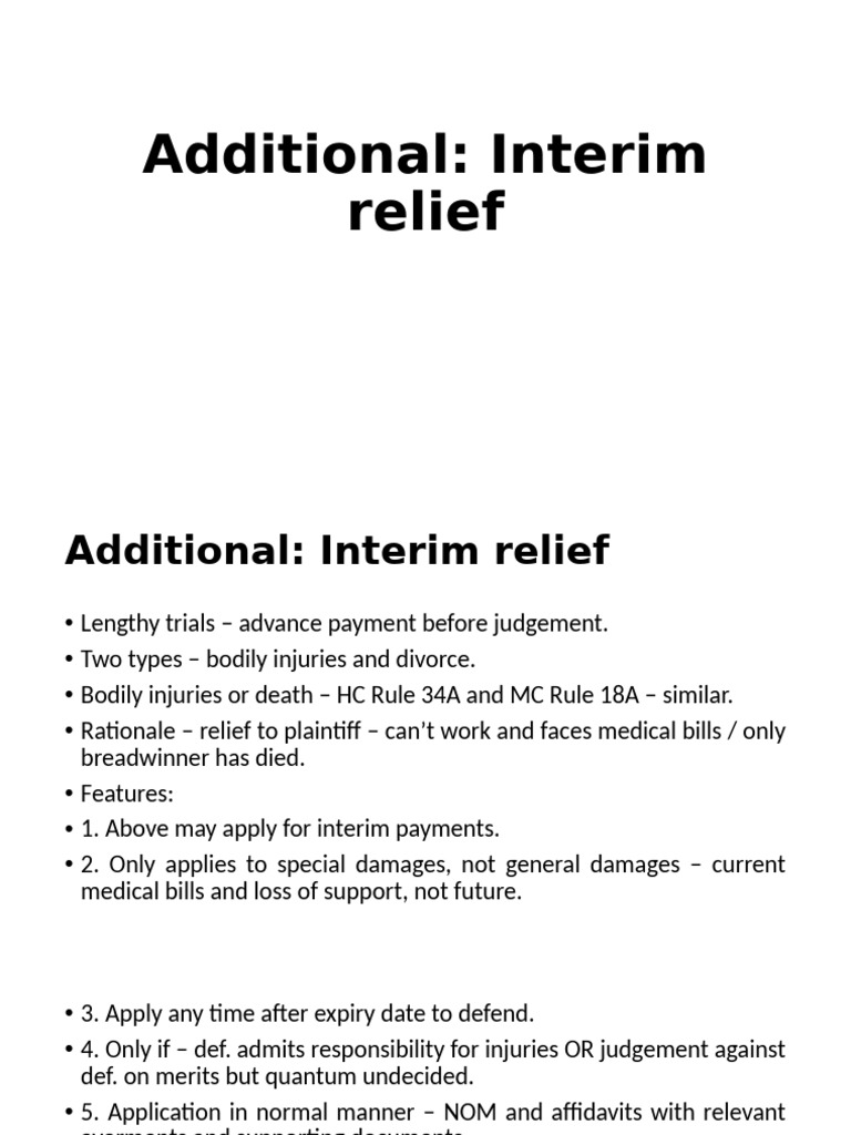 Interim Relief and Multi-Party Procedures | PDF | Joinder | Lawsuit