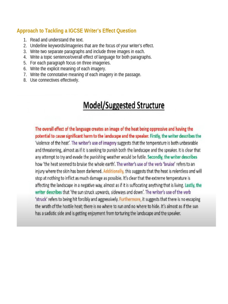 Approach Tackle A Writer Effect | PDF