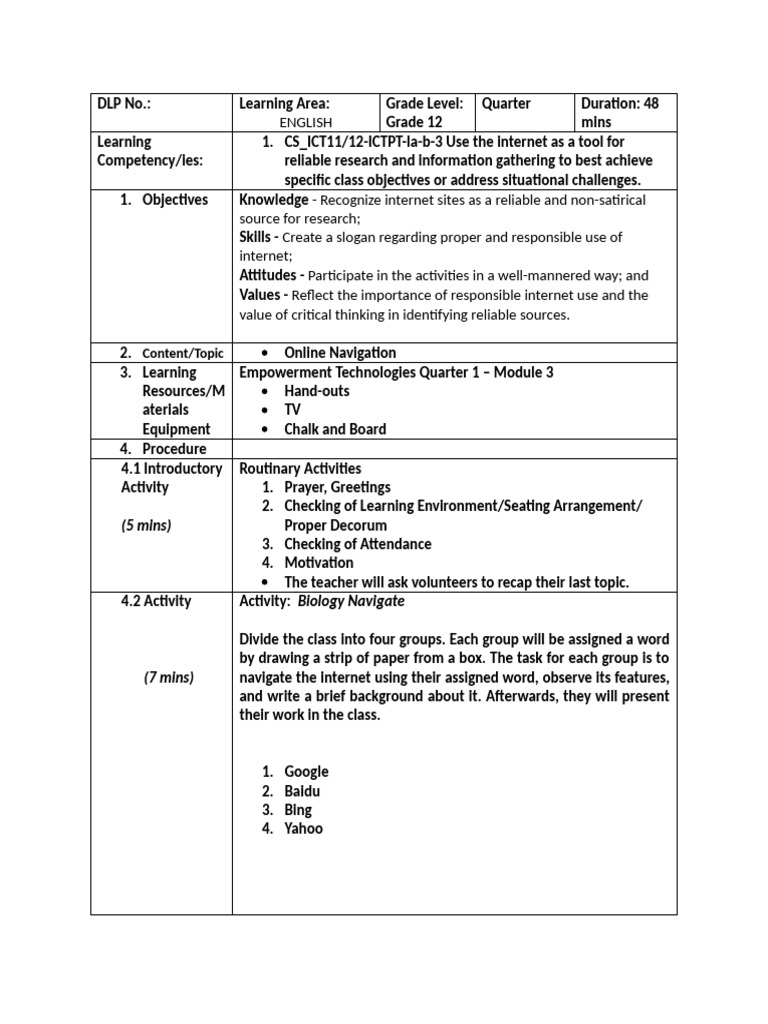 DLP No.2 | PDF | Critical Thinking | Cognitive Science
