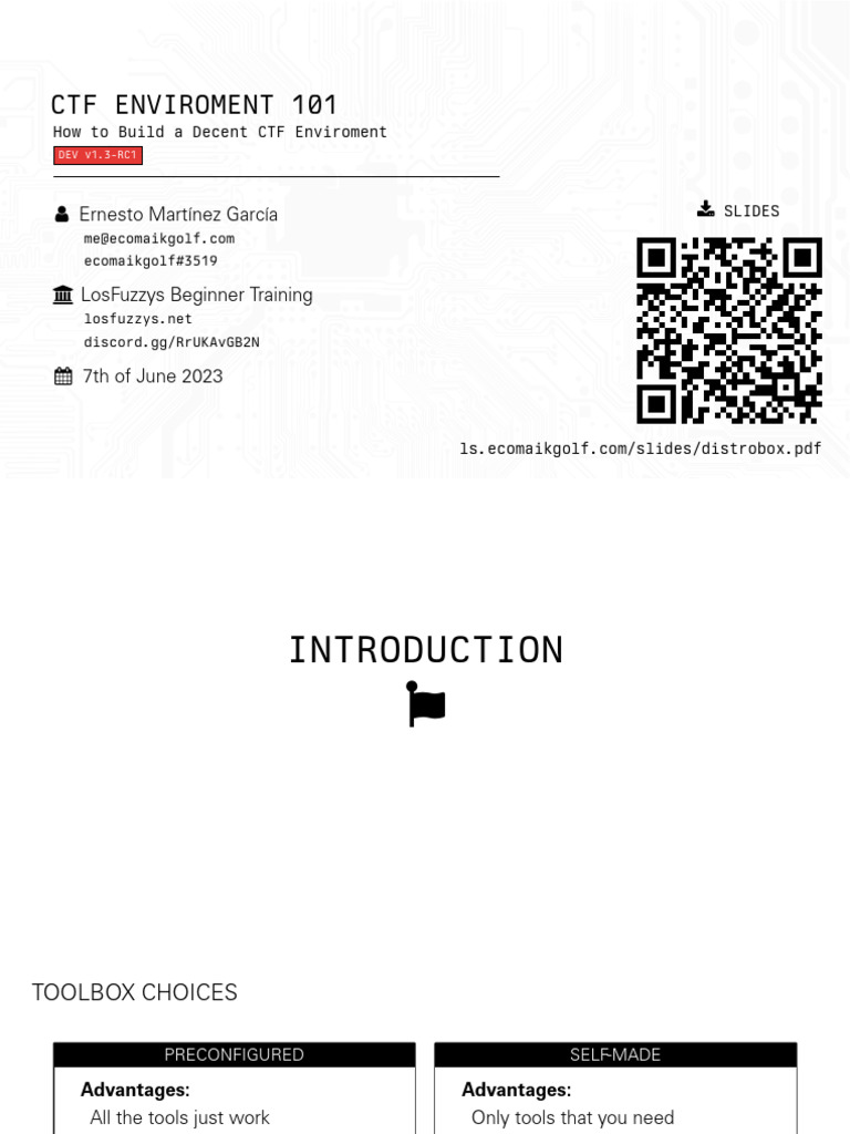 CTF Enviroment 101 | PDF | Linux Distribution | Software