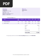 Computer Generated Invoice - No Signature Required | PDF