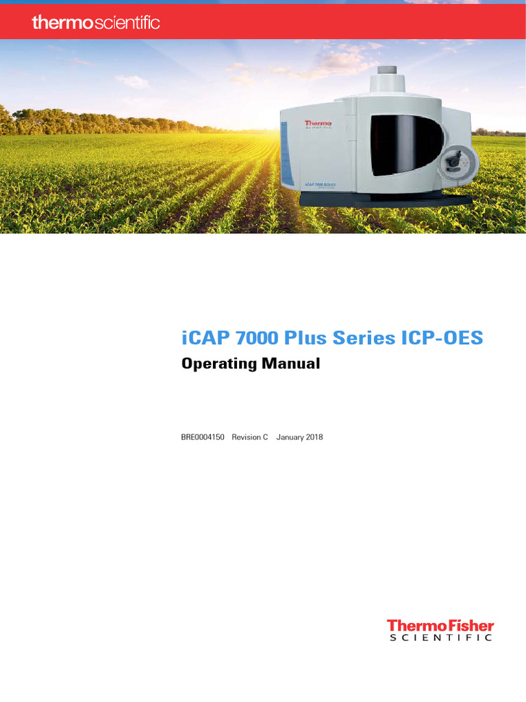 BRE0004150 iCAP 7000 Series Operating Manual Rev C | PDF | Physical ...
