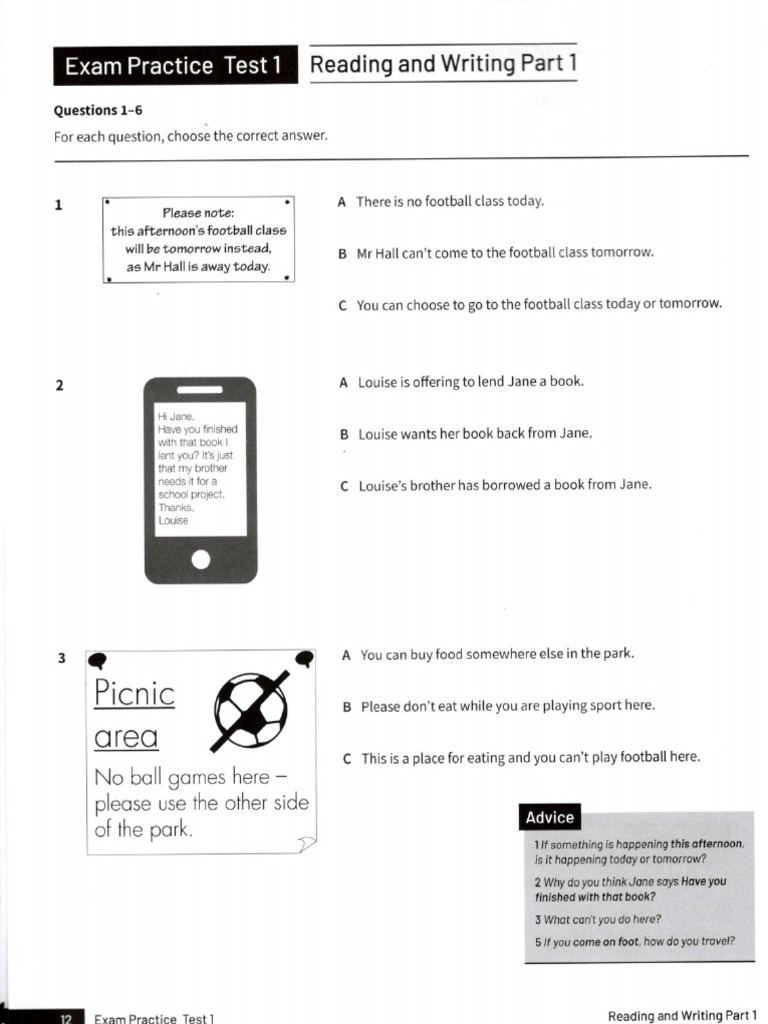 Reading Part 1 Review HW | PDF