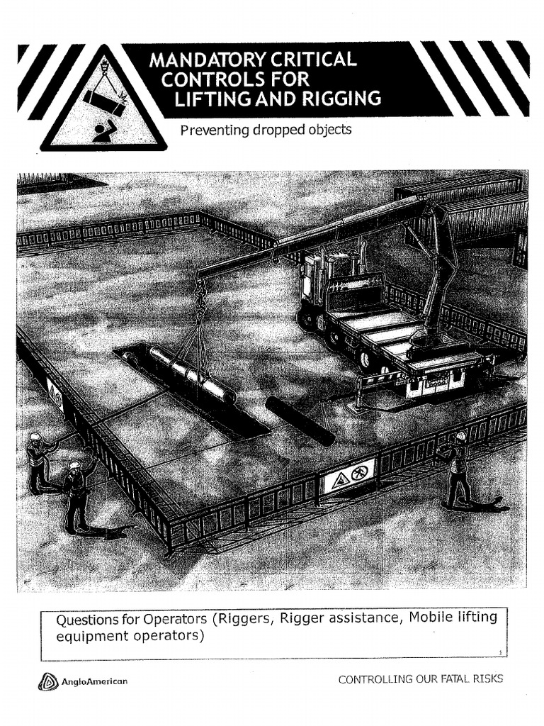 MCC for Lifting and Rigging | PDF