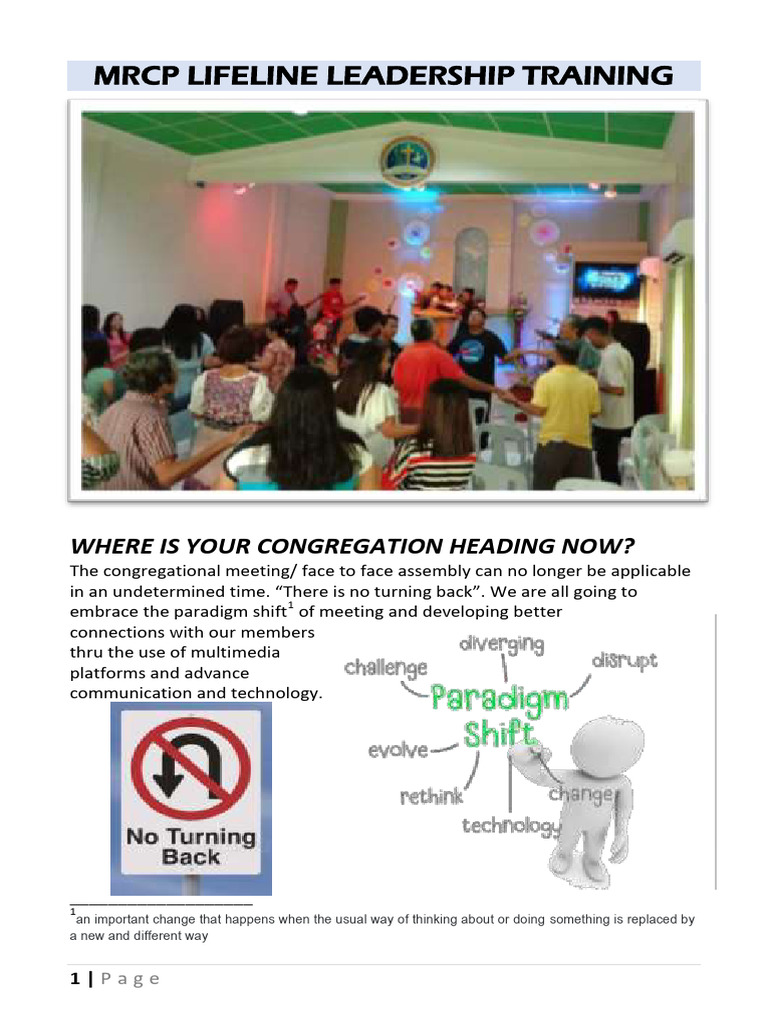 2021 Lifeline Leadership TRNG Manual | PDF | Elder (Christianity) | Religious Belief And Doctrine