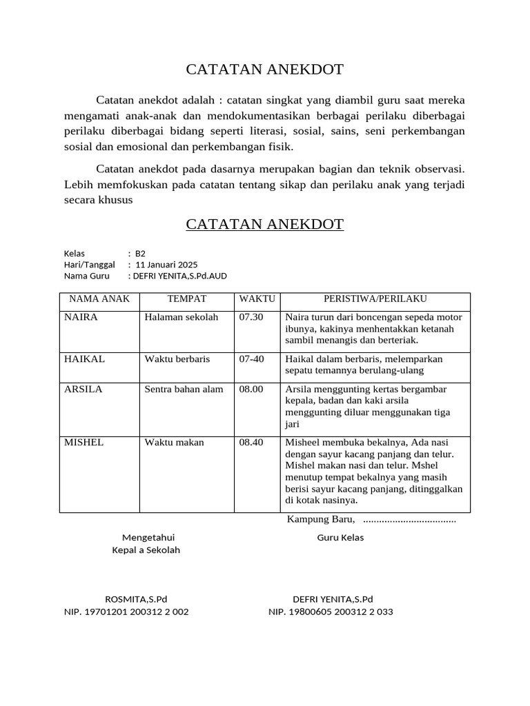 7.catatan Anekdot | PDF