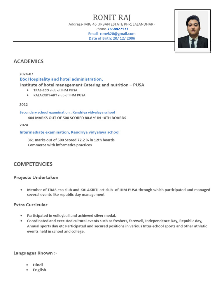 Ronit Raj 2441117212 - Ronit Raj | PDF