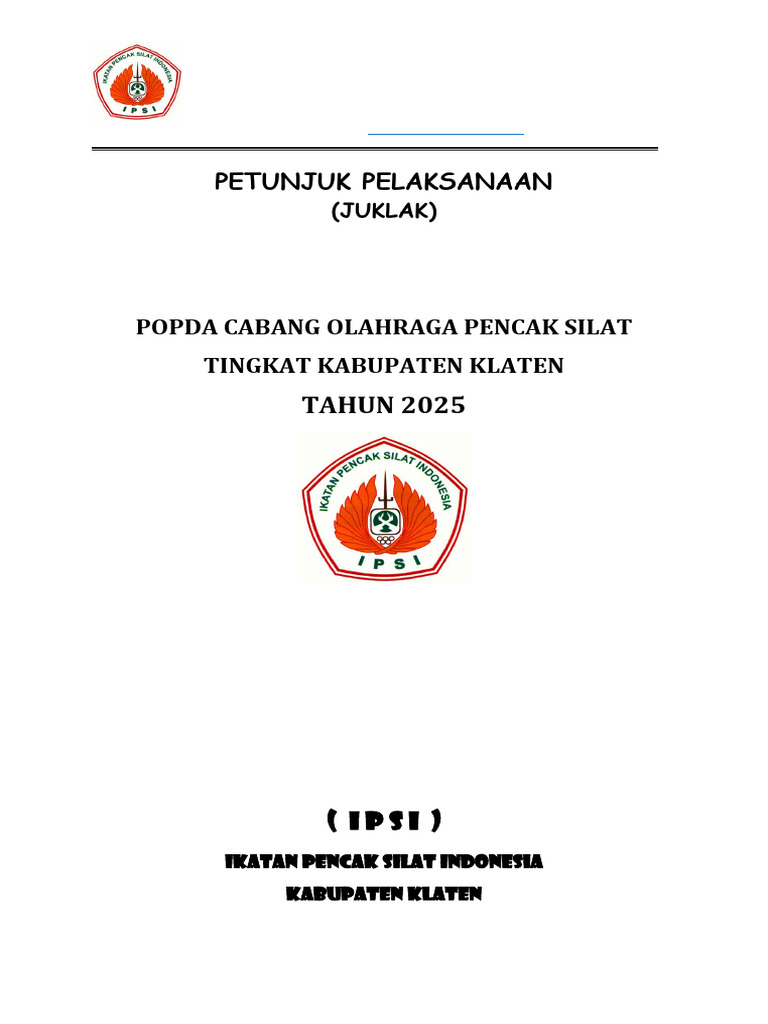 Juklak Popda 2025 | PDF