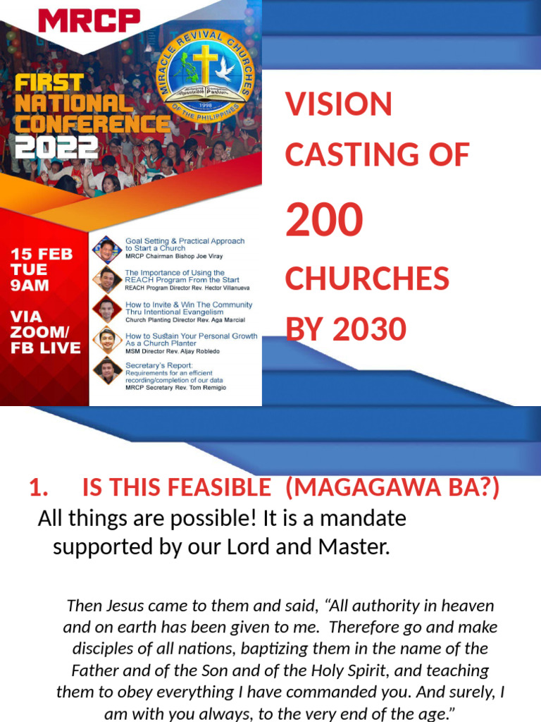200 Churches by 2030: Vision & Strategy | PDF | Disciple (Christianity ...