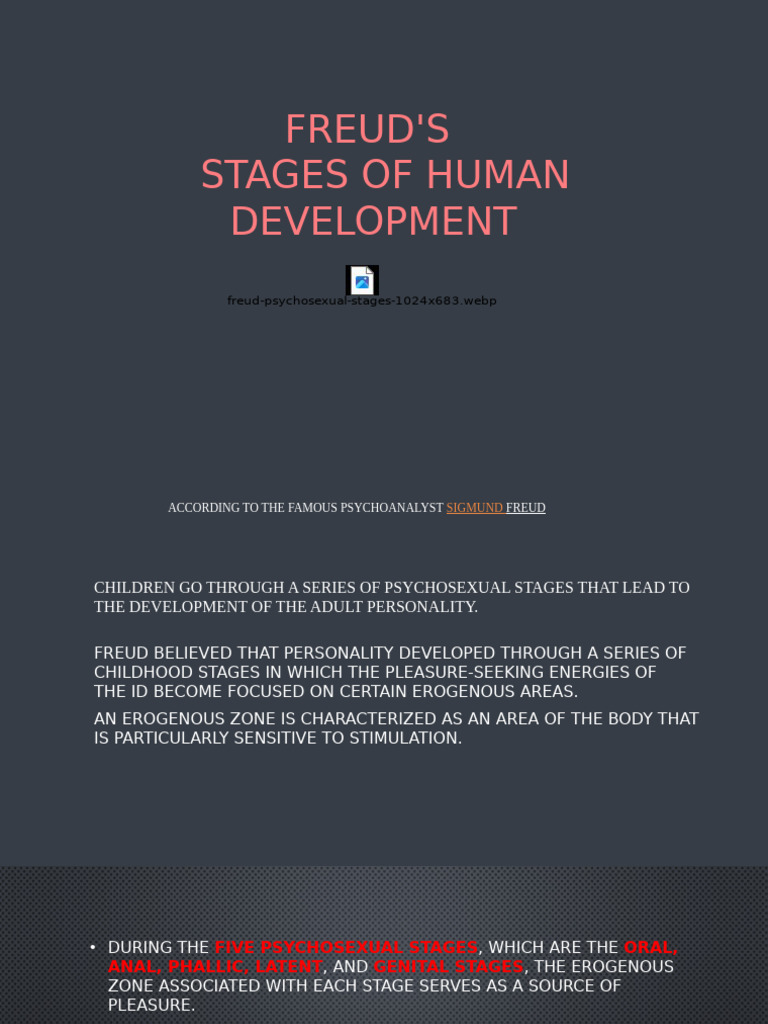 Freud's Psychosexual Development Stages | PDF | Sigmund Freud ...