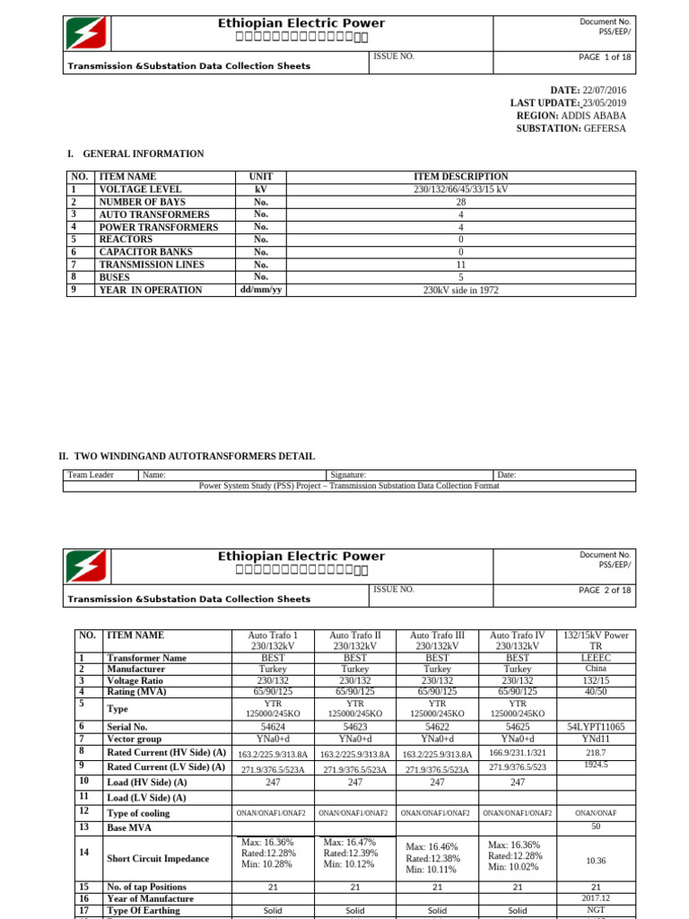 Gefersa 230kV Substation - 2019 | PDF | Electric Power Transmission ...