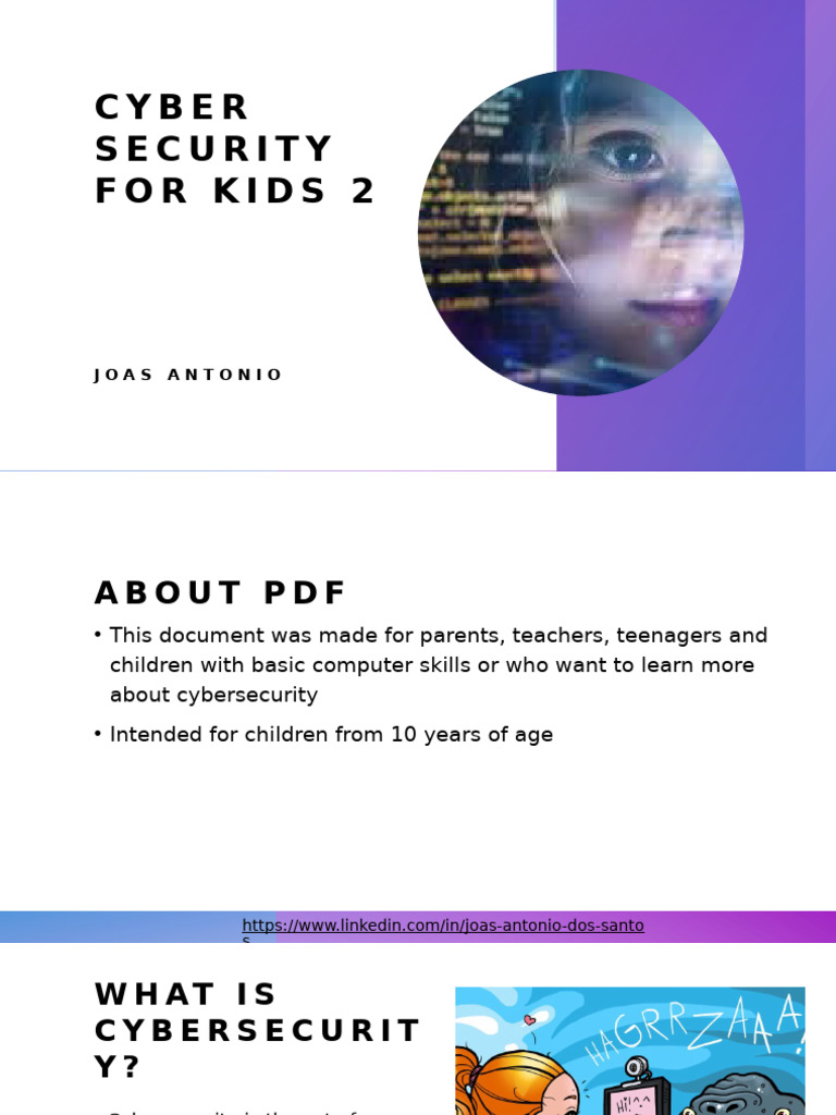 Cyber Security For Kids 2.1 | PDF | Computer Virus | Security