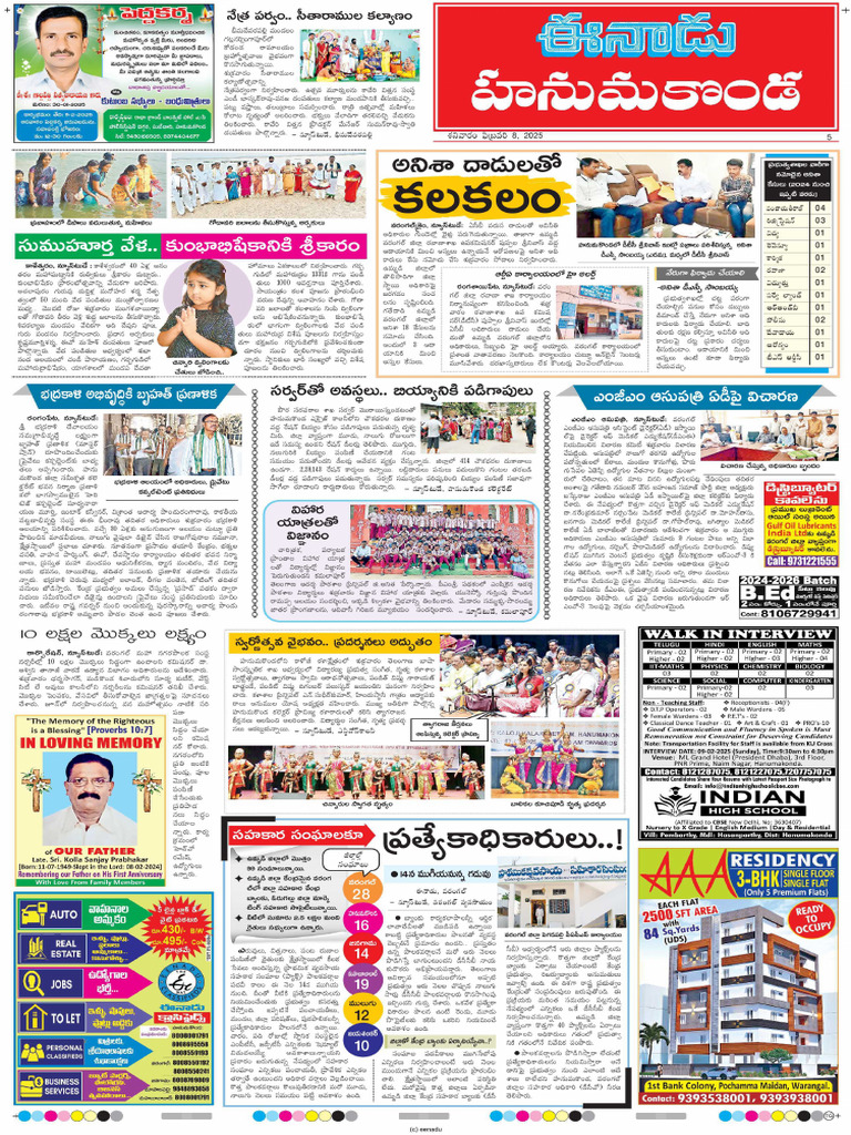 HANUMAKONDA Eenadu 08-02-2025 | PDF
