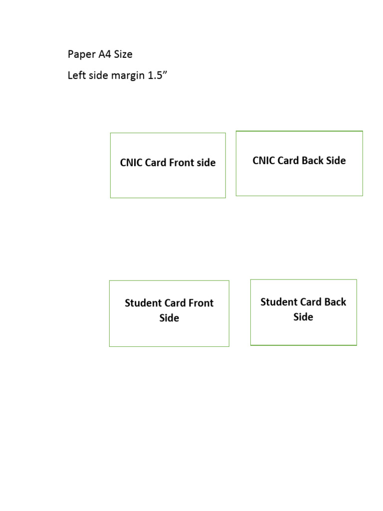 Id Card Format | PDF
