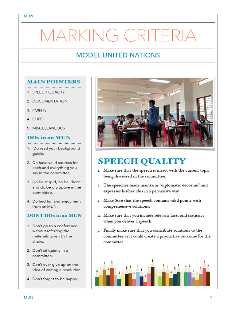 Marking Criteria | PDF
