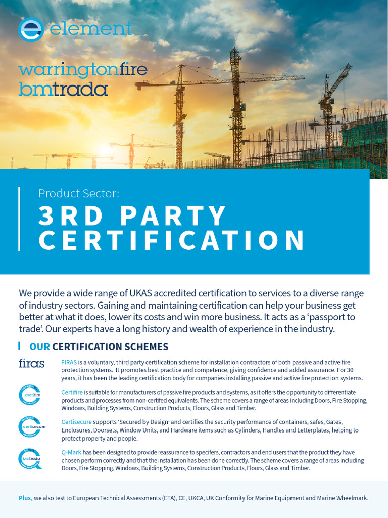 CERTIFICATION Overview | PDF | Certification | Customer