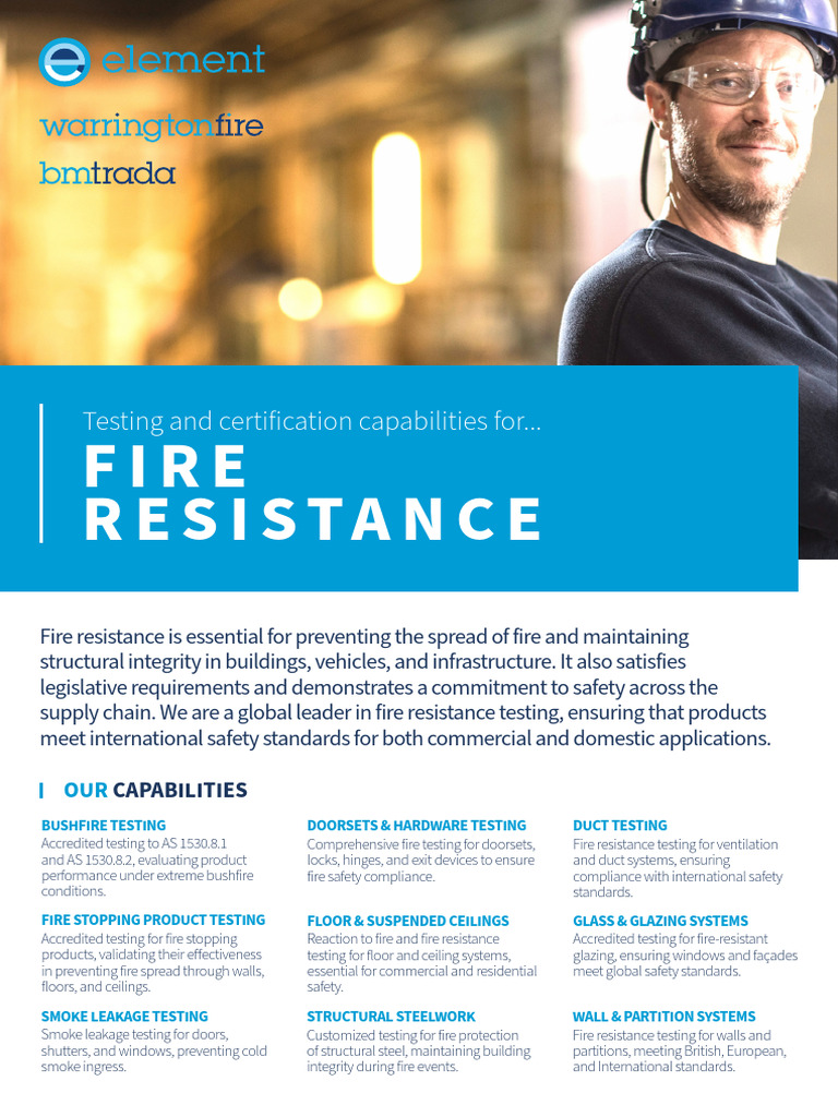 Fire Resistance Overview | PDF | Window | Duct (Flow)