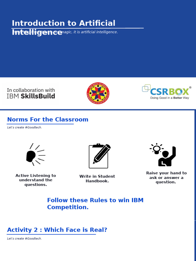 Module 1 - Introduction To AI | PDF | Artificial Intelligence | Intelligence (AI) & Semantics