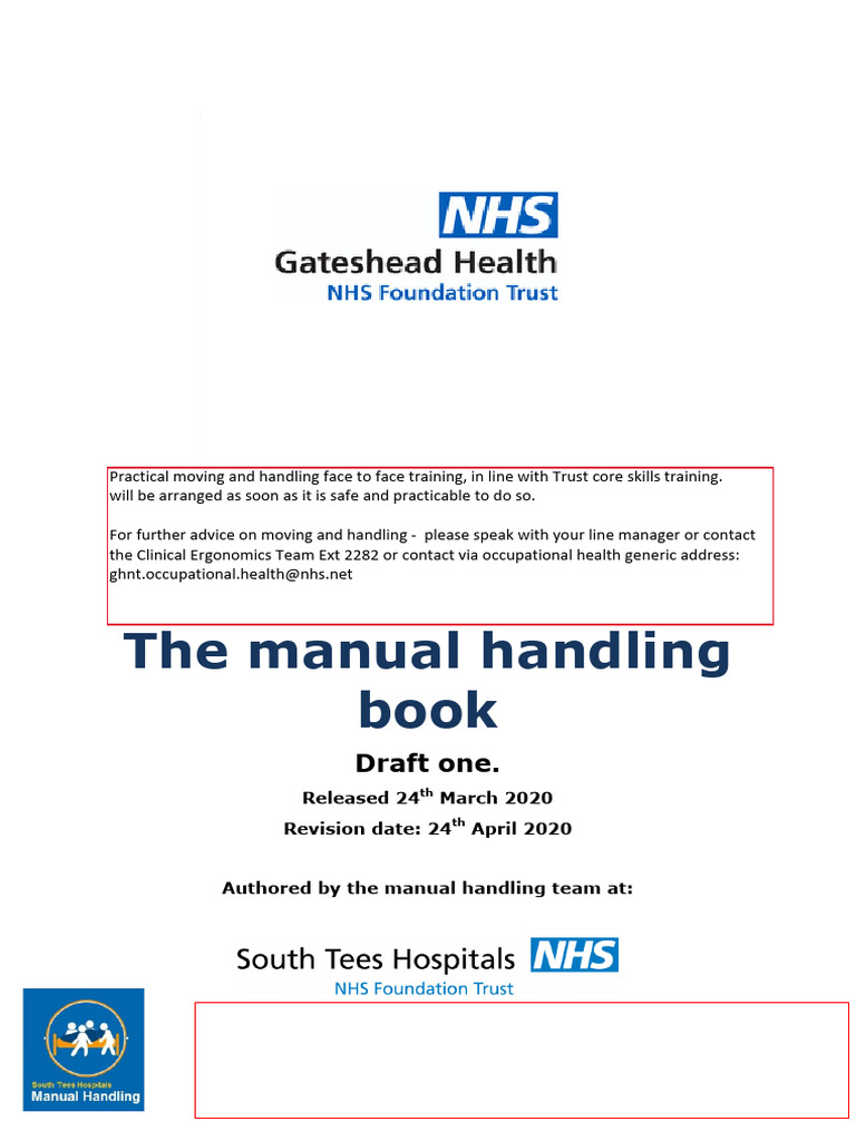 Manual Handling Textbook | PDF | Chair | Body Mass Index