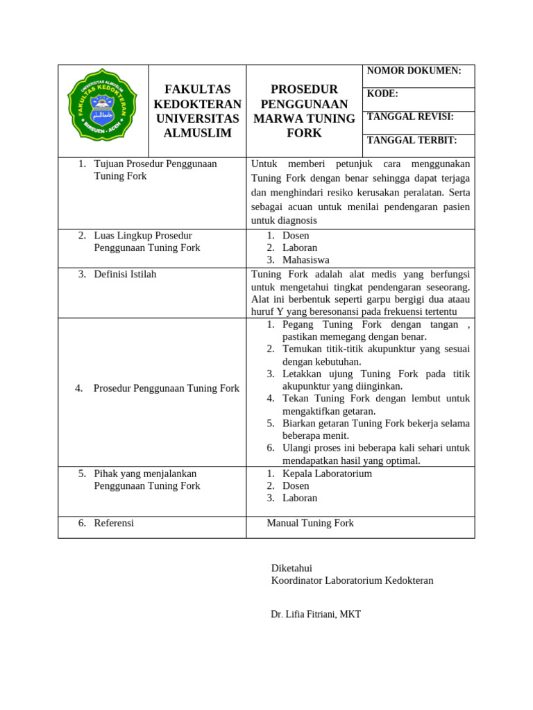 SOP Tuning Fork | PDF