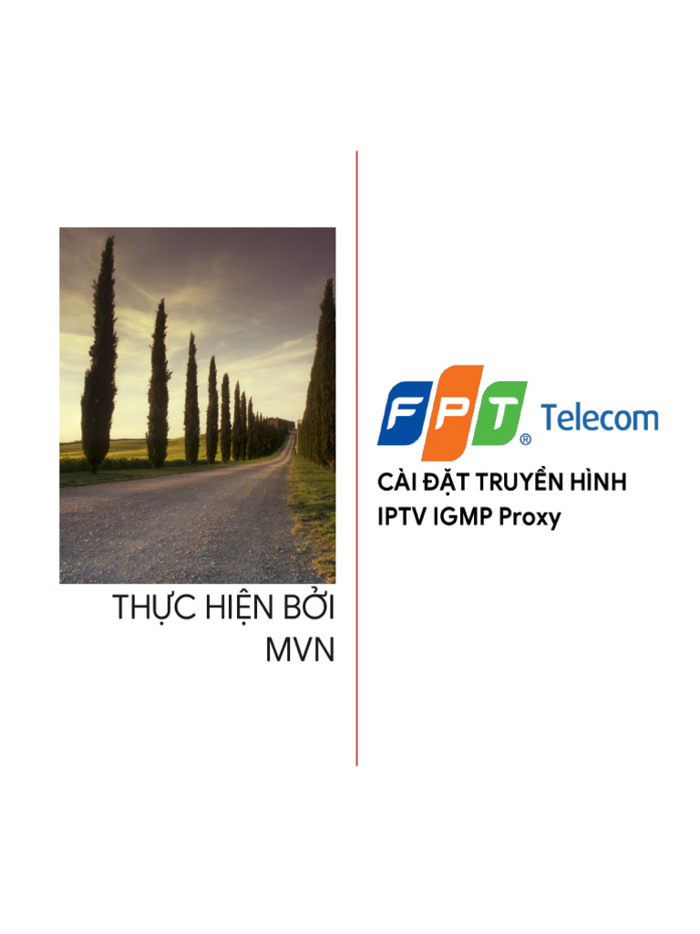 Cài Đặt Dịch Vụ Truyền Hình IPTV IGMP FPT | PDF