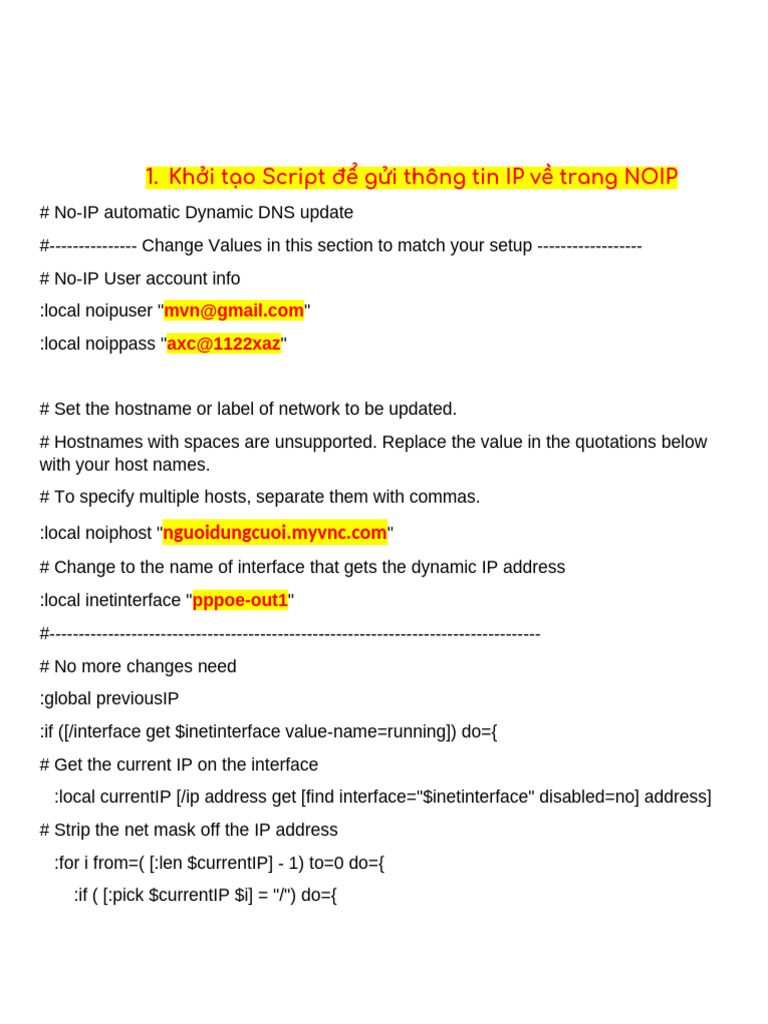 Cấu Hình Ddns Trên Noip | PDF | Internet | Cyberspace